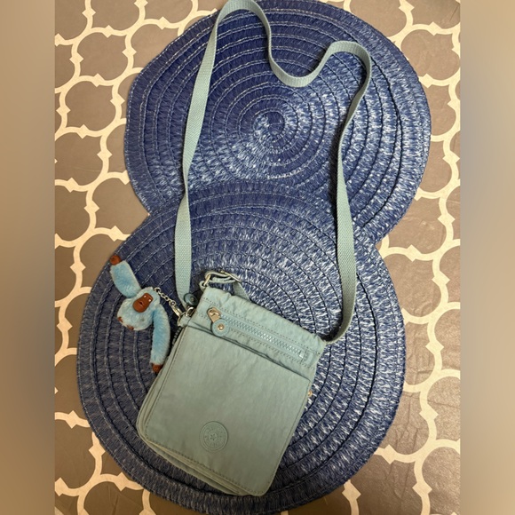 Kipling | Bags | Kipling Light Blue Crossbody Bag | Poshmark